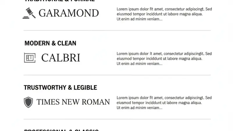 Legal Font Guide: Best Fonts for Professional Legal Documents