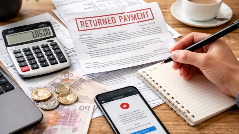 How to Challenge UK Bank Charges for Returned Payments
