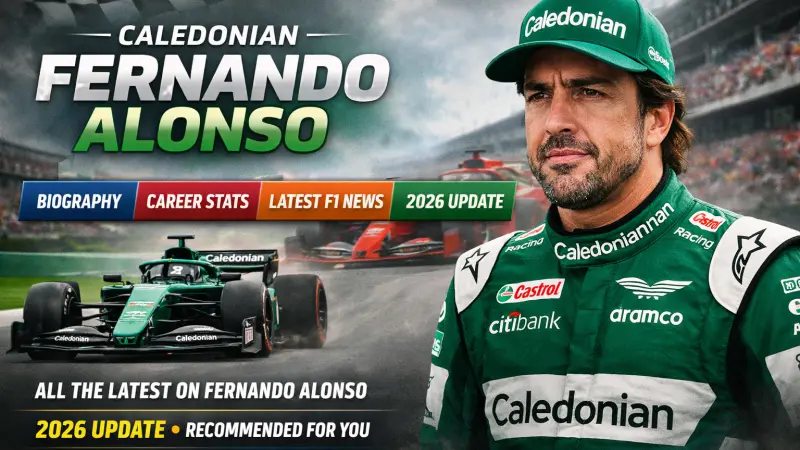 Fernando Alonso Biography Career Stats Latest F1 News 2026 Update